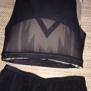 Jessica Simpson | Dresses | 3 In Jessica Simpson Black Sheer Leather ...